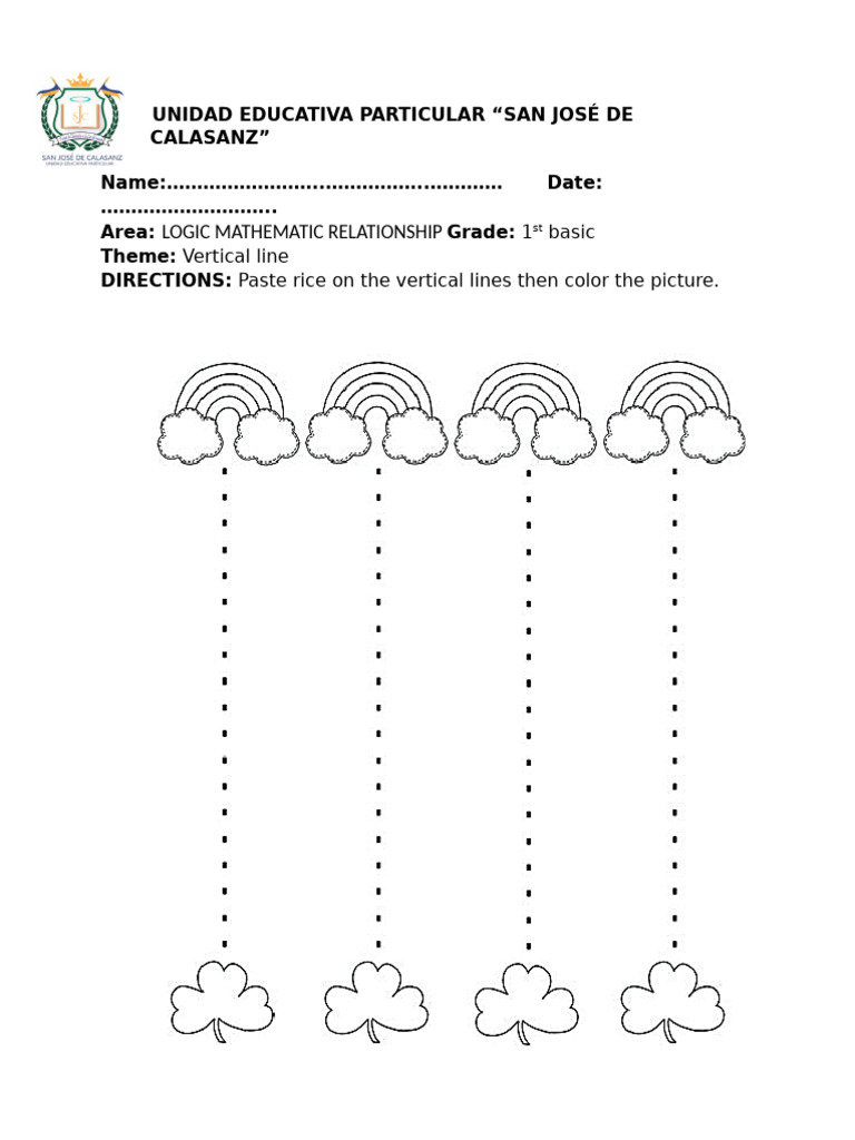 1 Basico - LINES Vertical, Horizontal, Inclined... | PDF | Color | Vision