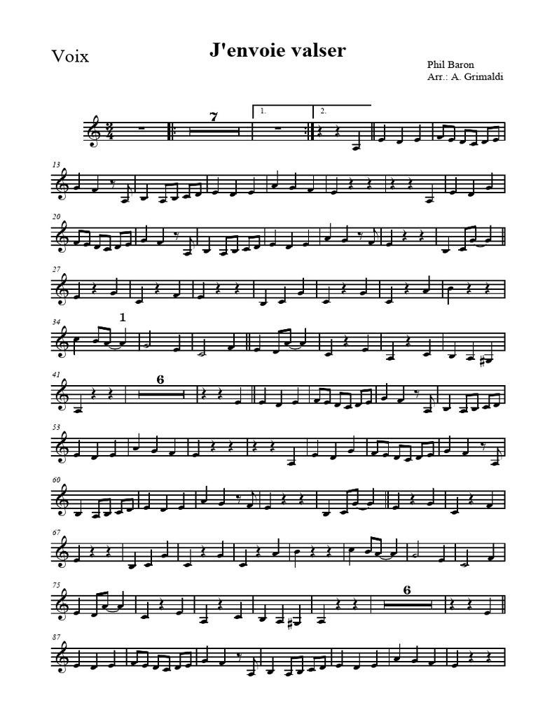 j'envoie valser Acc voix | PDF