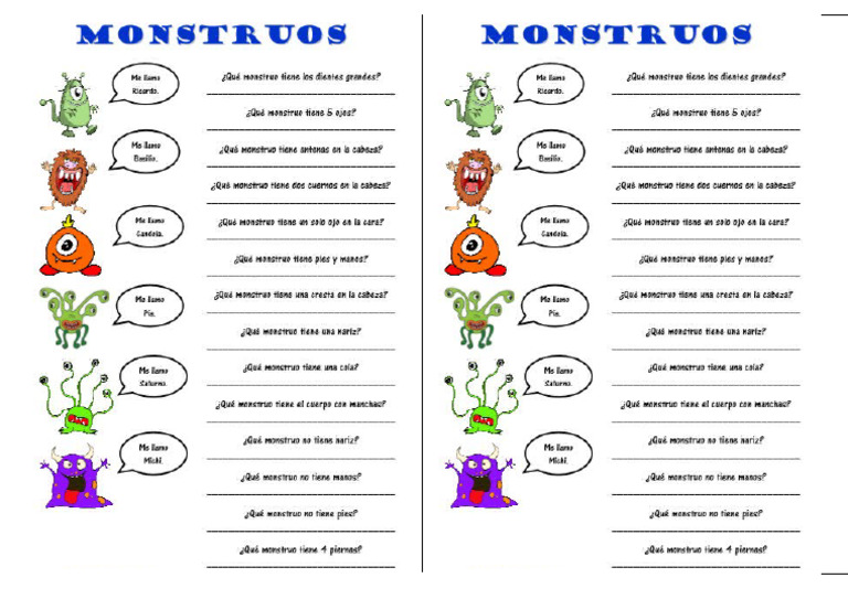 Monstruos | PDF