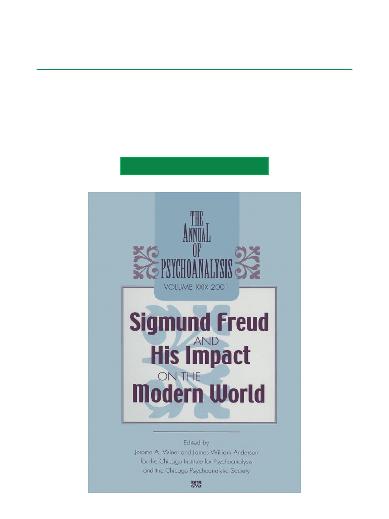 Freud's Legacy in Modern Psychoanalysis | PDF | Psychoanalysis ...