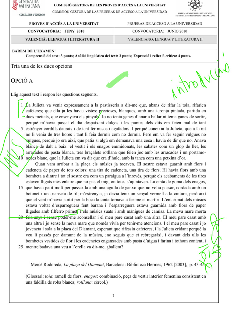 Valencia Juny 2010 Corregit | PDF