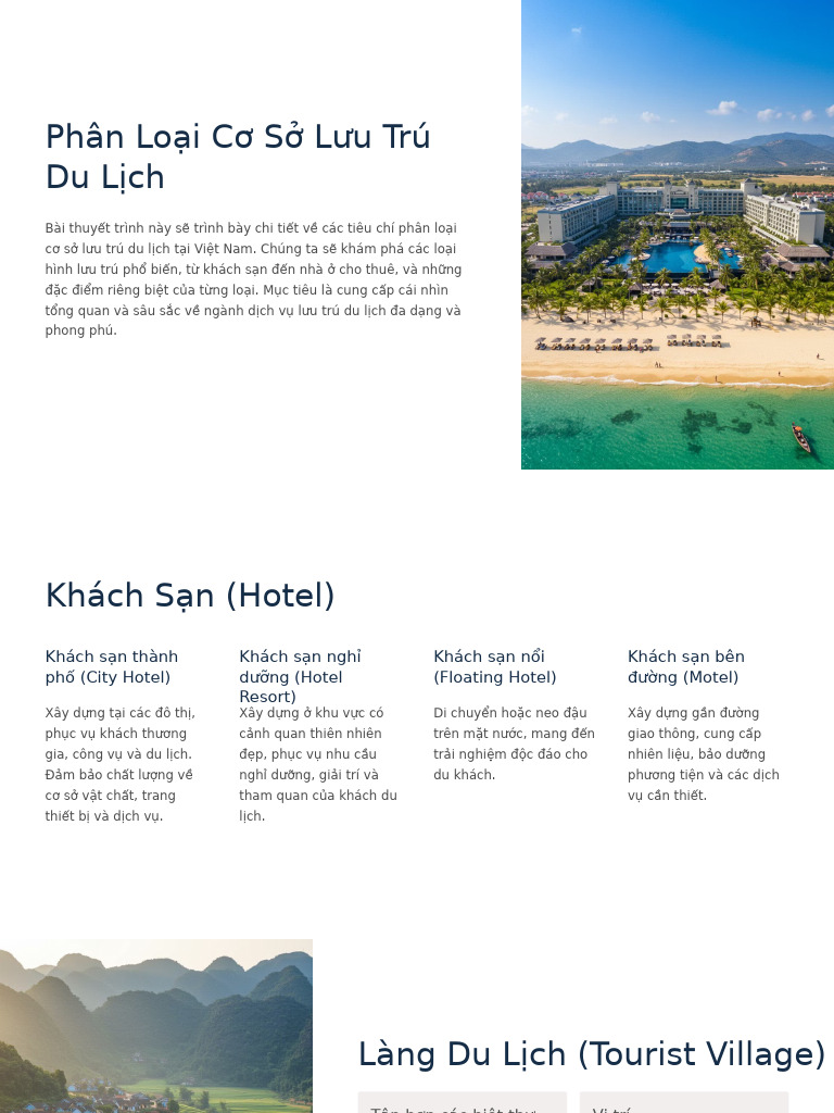 Phan Loai Co So Luu Tru Du Lich | PDF