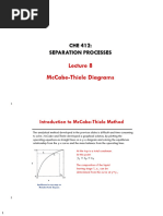 McCabe-Thiele Method for Binary Distillation | PDF | Distillation | Separation Processes