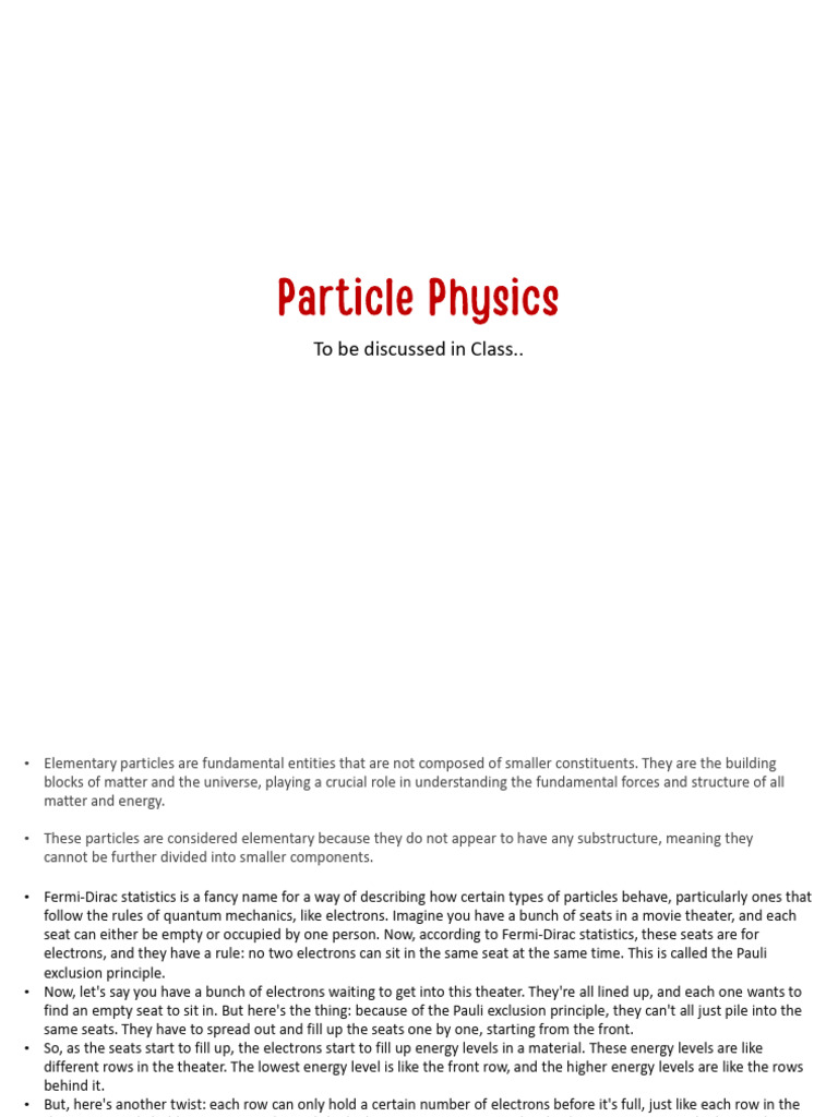 Elementary Particles and Particle Physics | PDF | Elementary Particle | Standard Model