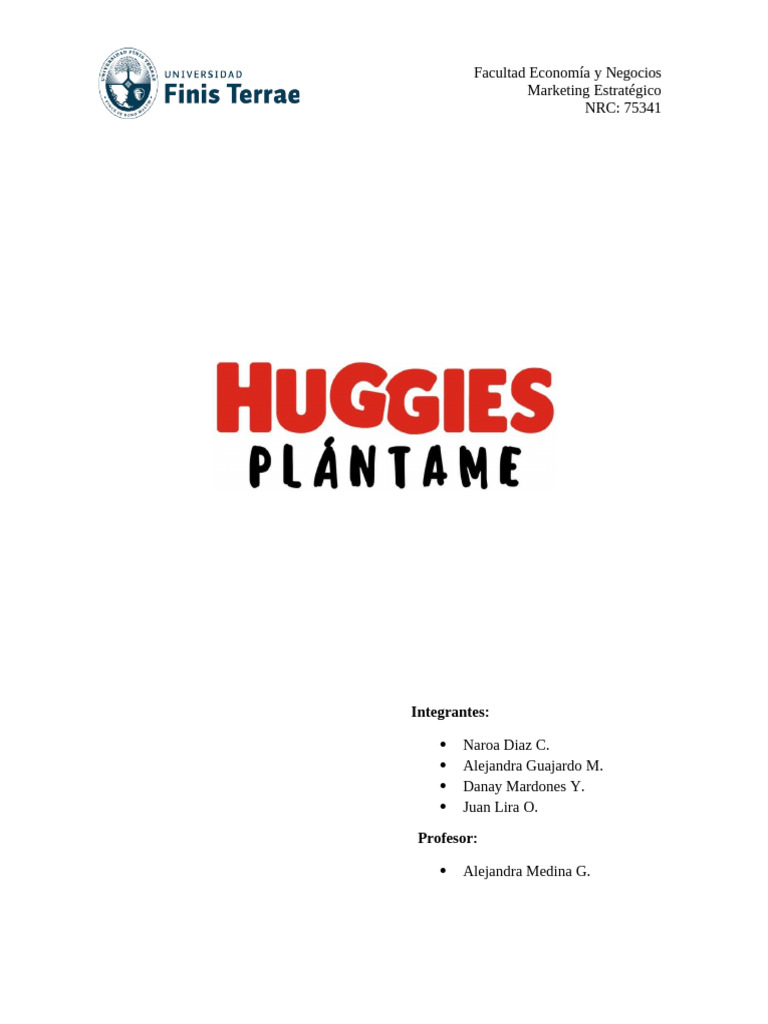 Plan MKT - Huggies-FINAL | PDF | Business | Análisis FODA