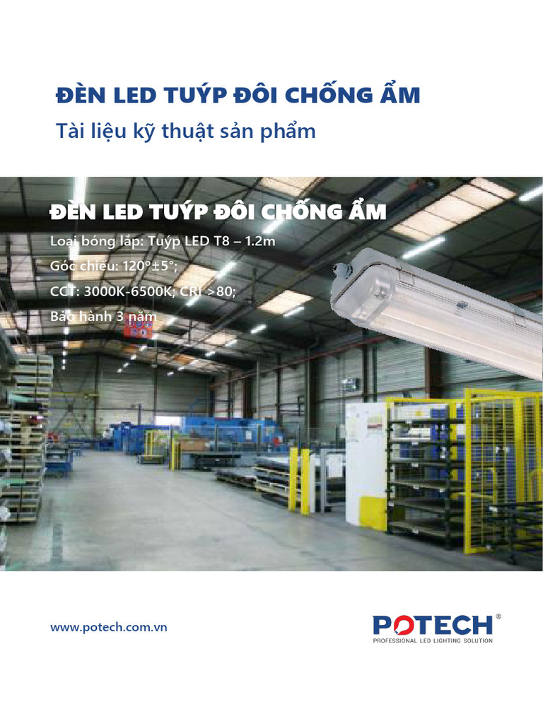 Den Led Tuyp Doi Chong Am | PDF