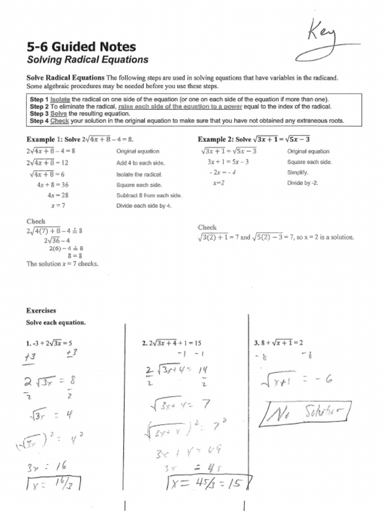 5 6 Notes Solutions | PDF