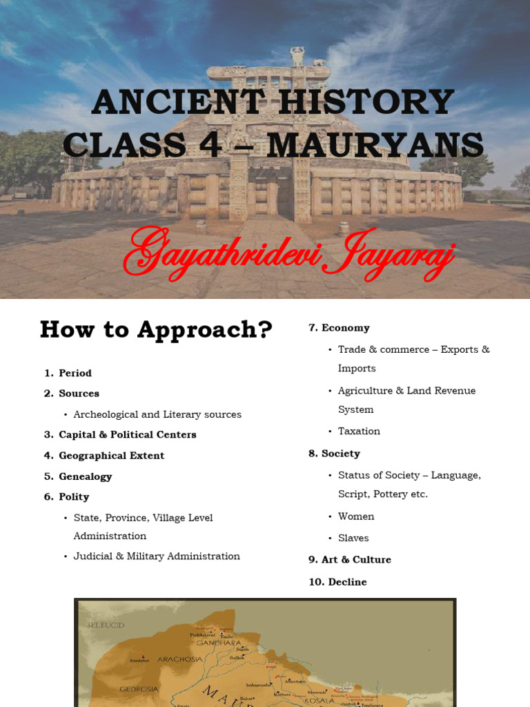 Ancient History - Class 4 | PDF | Ashoka