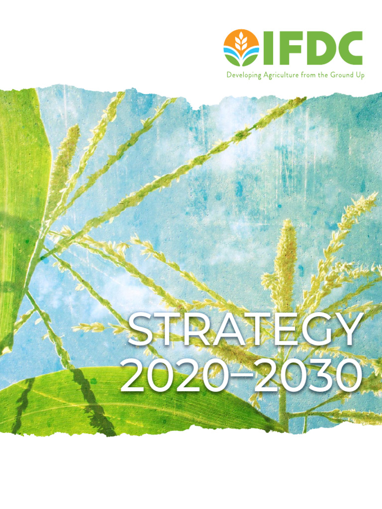 IFDC Strategy for Sustainable Agriculture | PDF | Agriculture | Fertilizer