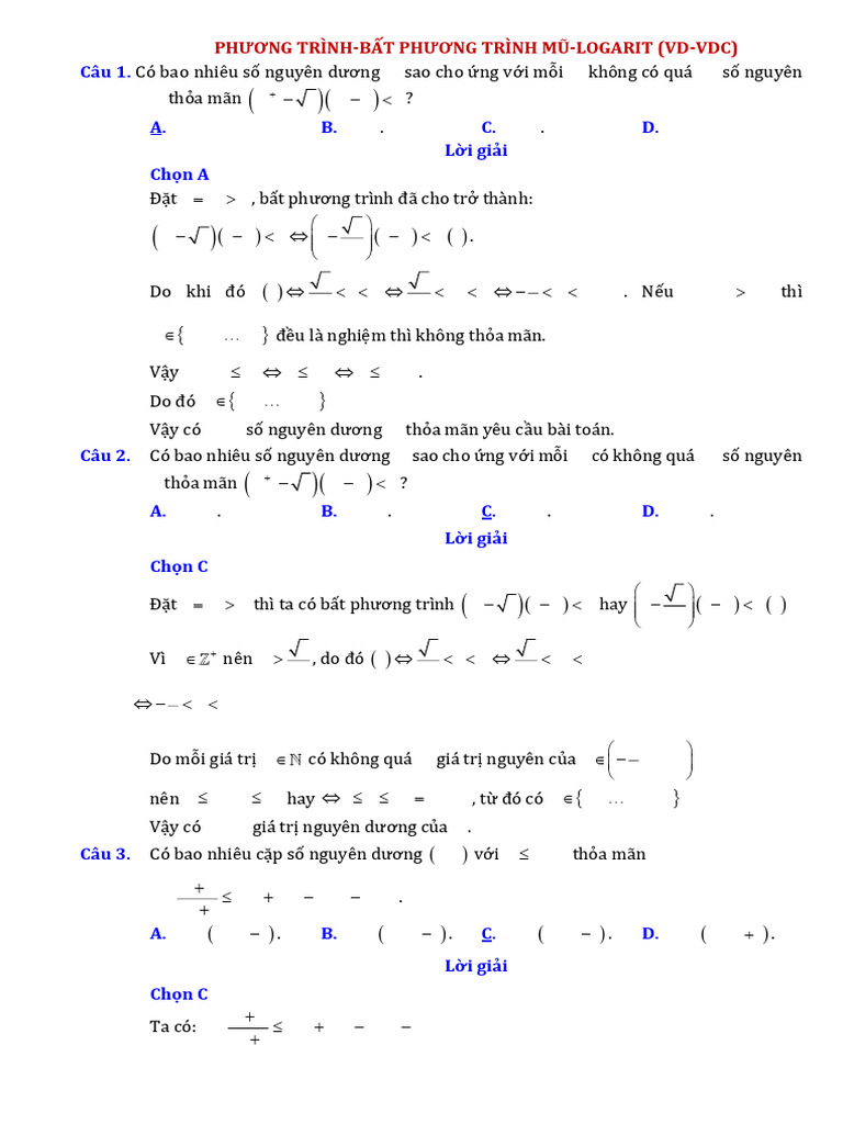 VD VDC PT BPT Mu Logart PTDMH | PDF