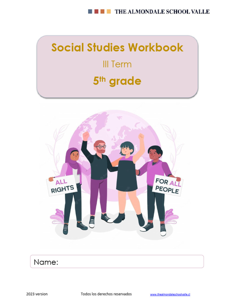 5th Grade Social Sts Workbook III Term 2023 | PDF