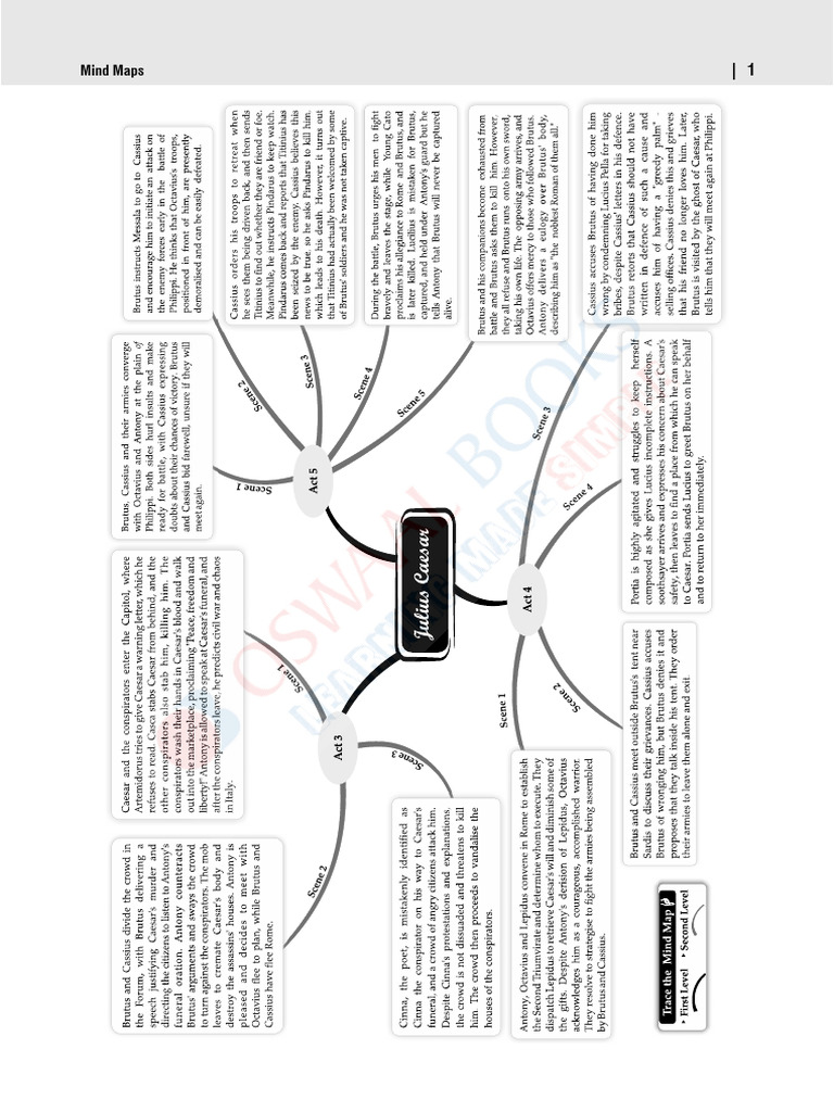 Mind Maps ICSE X SQP English-2-1 | PDF