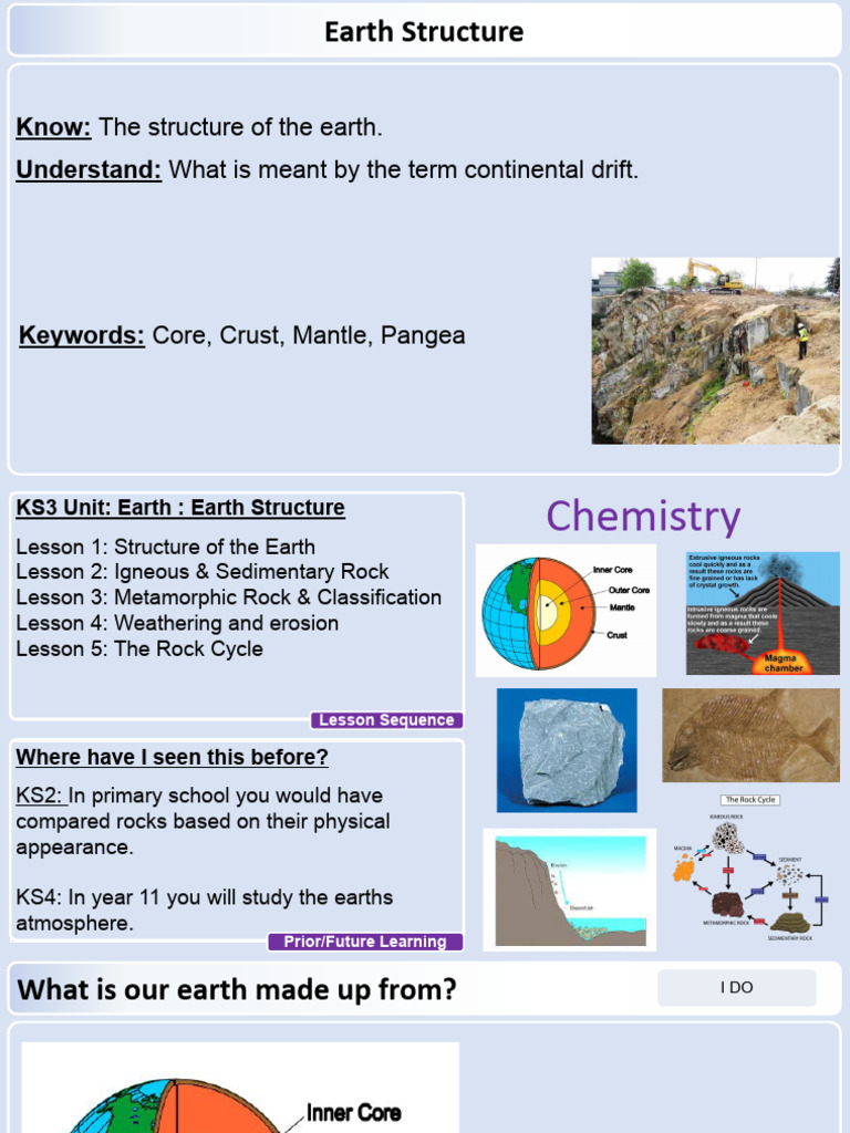 Earth's Layers and Continental Drift | PDF | Plate Tectonics | Earth
