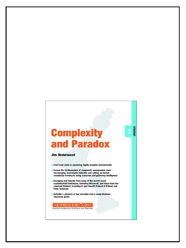(Ebook) Complexity & Paradox (Express Exec) by Jim Underwood ISBN ...