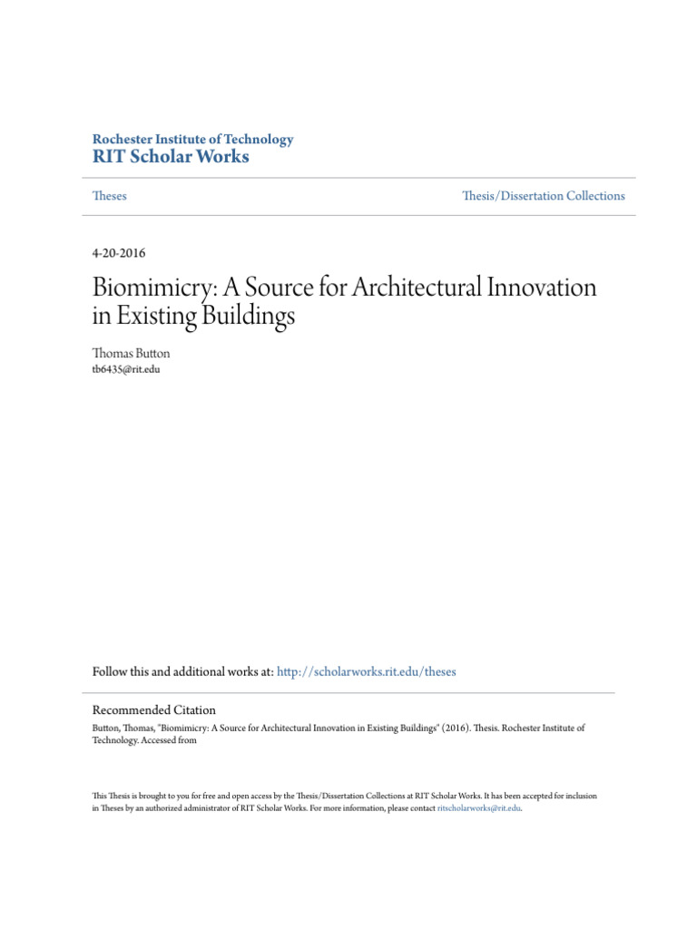 Biomimicry_ A Source for Architectural Innovation in Existing Buildings ( PDFDrive ) | PDF ...