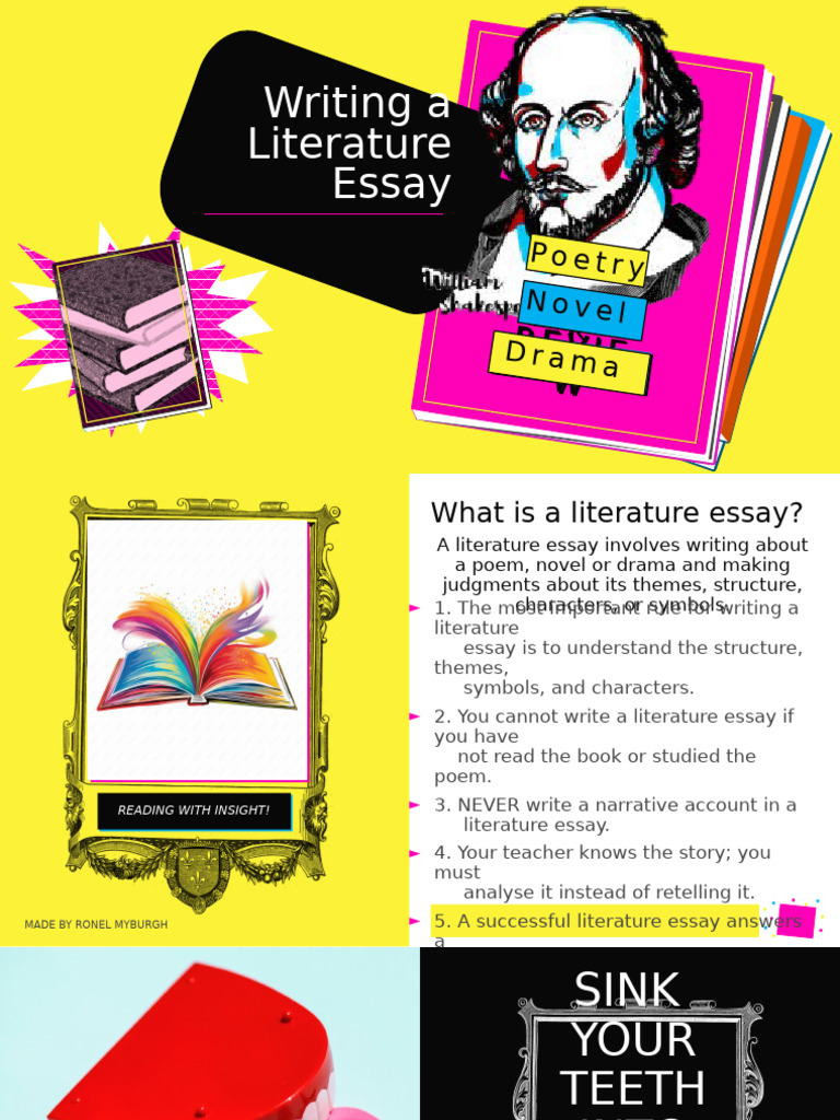 Writing A Literature Essay | PDF | Poetry | Writing