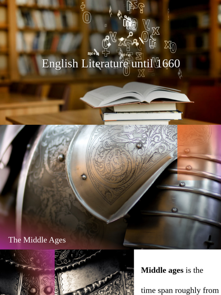 English Literature Until 1660 | PDF | Anglo Saxons | English Language