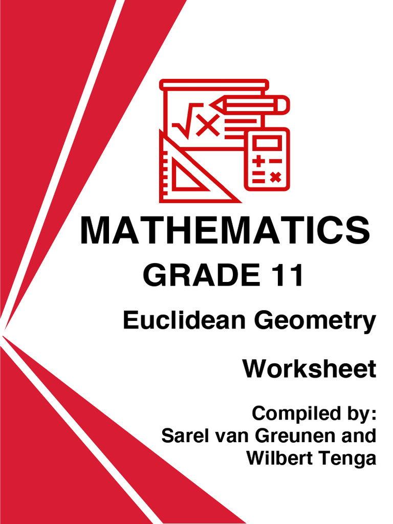 Maths GR 11 Euclidean Geometry Worksheet | PDF | Circle | Euclidean ...