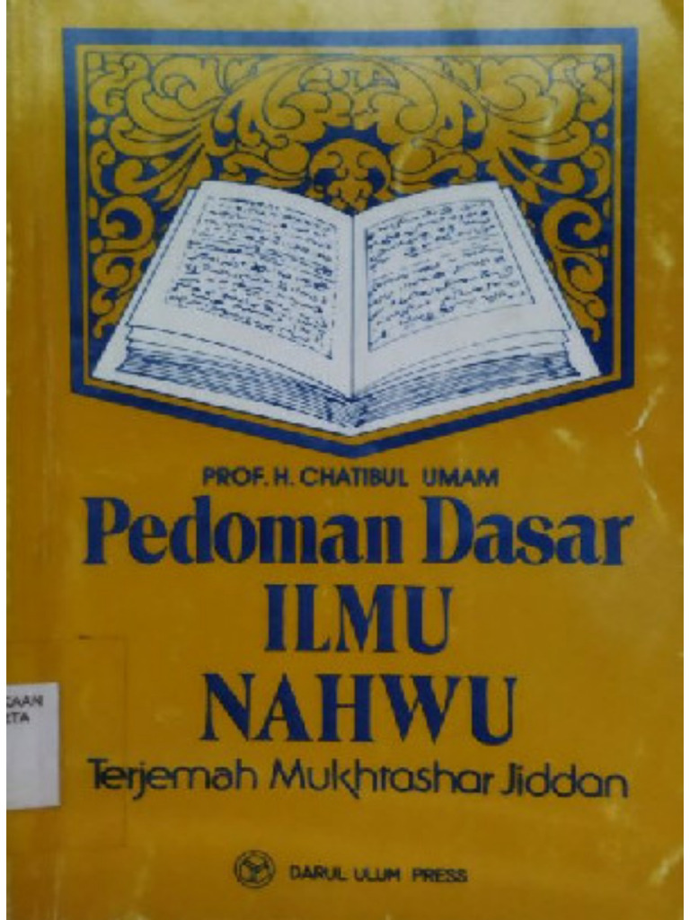 Terjemah Mukhtasar Jiddan - Pedoman Dasar Ilmu Nahwu | PDF