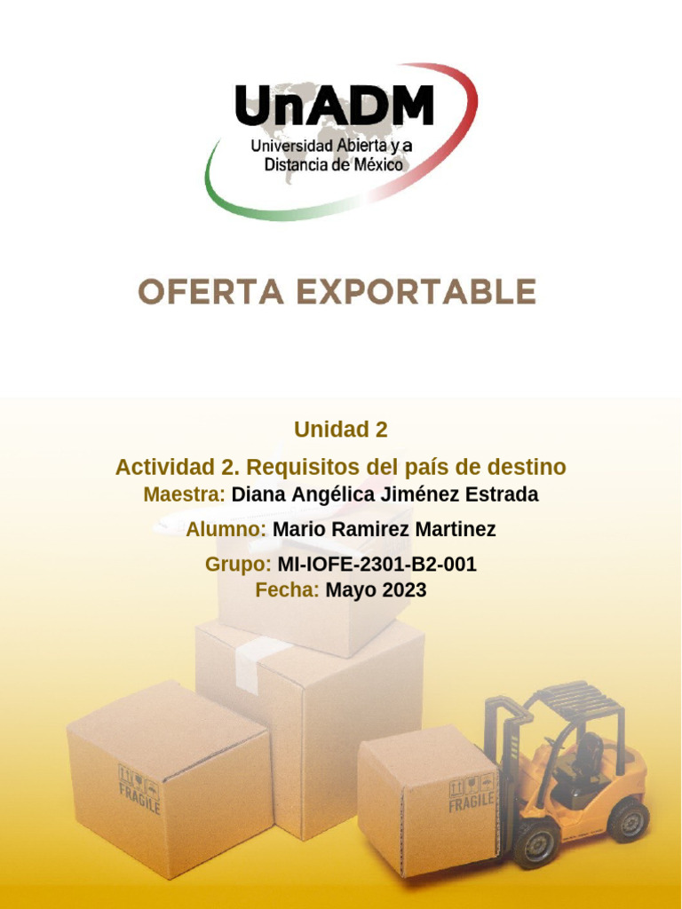 Iofe U3 A1 Marm | PDF | Logística | Marketing