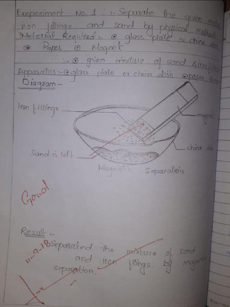 Chemistry Class 9th Complete Practicals | PDF