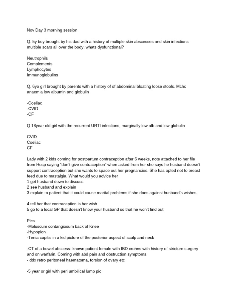 Nov Day 3 Morning Session | PDF | Pneumonia | Antipsychotic