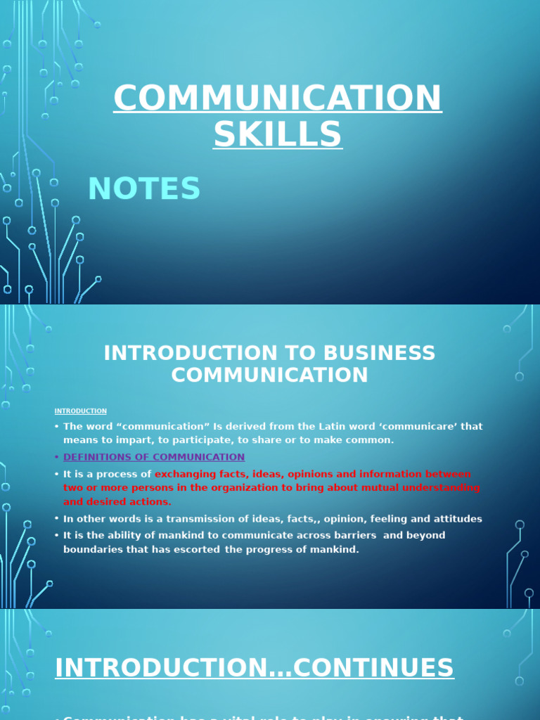 1-Introduction To Business Communication | PDF | Communication ...