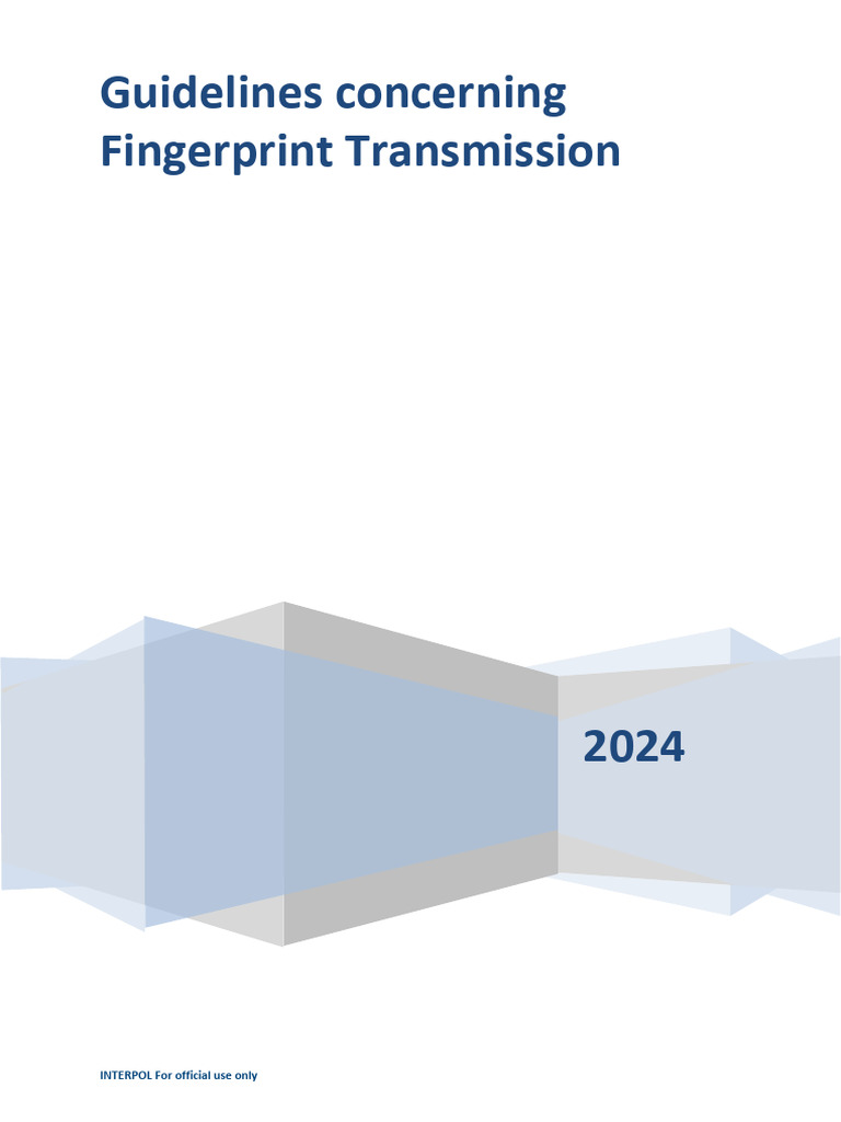 INTERPOL Fingerprint Transmission Guidelines | PDF | Fingerprint ...