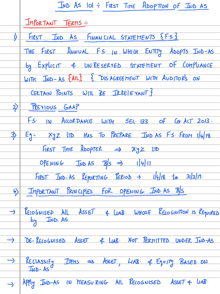 IND As 101 Flow Chart | PDF