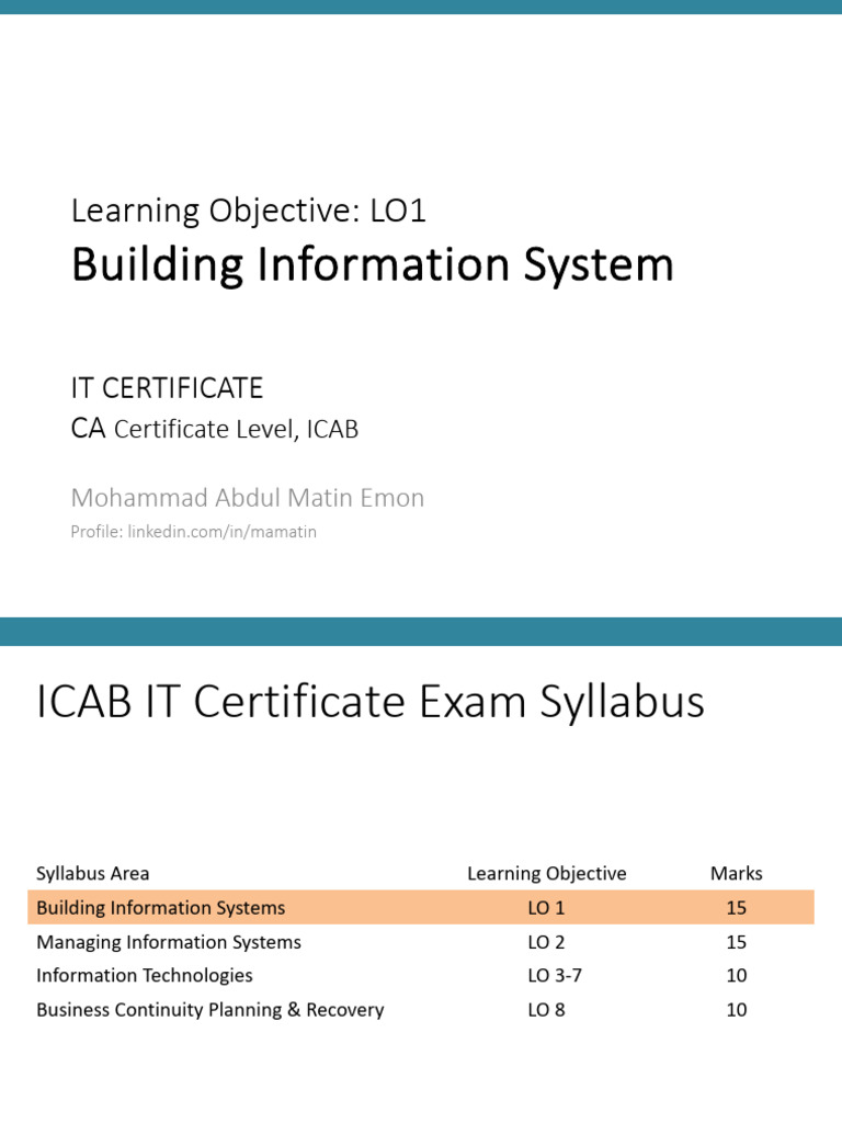 IT CERTIFICATE - LO1 Building Information System | PDF | Software Development Process | Scrum ...