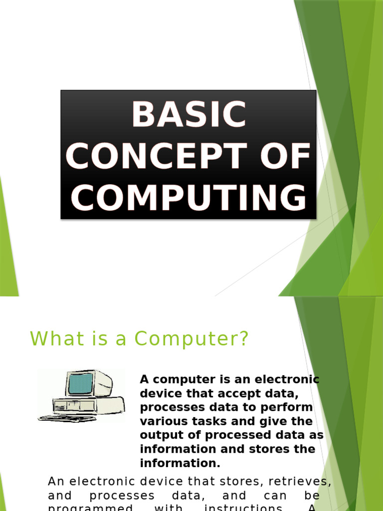 AMS 103 Basic Concept in Computing | PDF | Random Access Memory | Computing