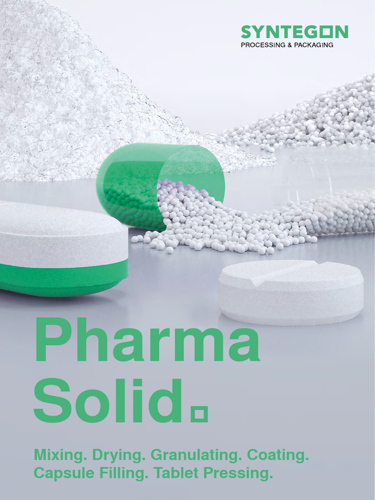 Pharma Solid Portfolio Brochure SYN | PDF | Tablet (Pharmacy)