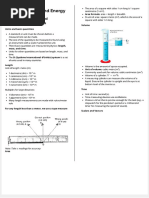 Combined Science Notes Physics | PDF | Force | Gases