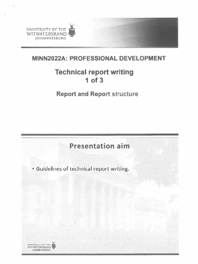 Report Writing Presentation | PDF