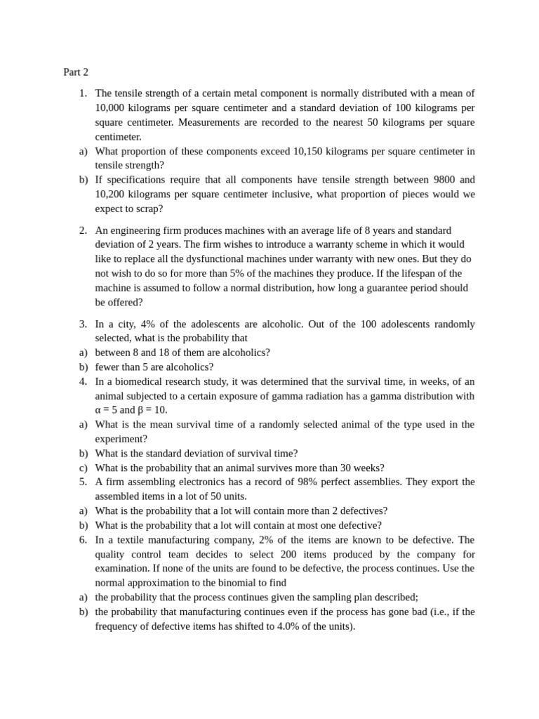 Part 2 Module 3 and 4 | PDF | Normal Distribution | Blood Pressure