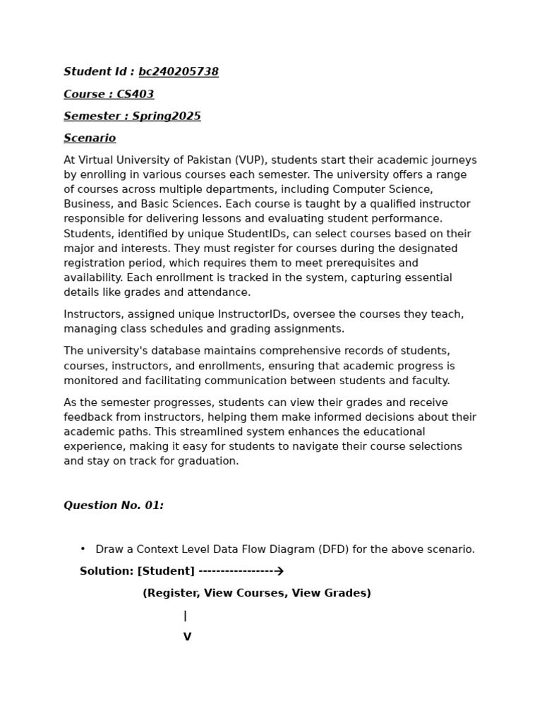 CS403 Spring 2025 | PDF