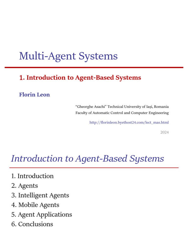 Introduction To Agent-Based Systems | PDF | Computer Programming | Computing