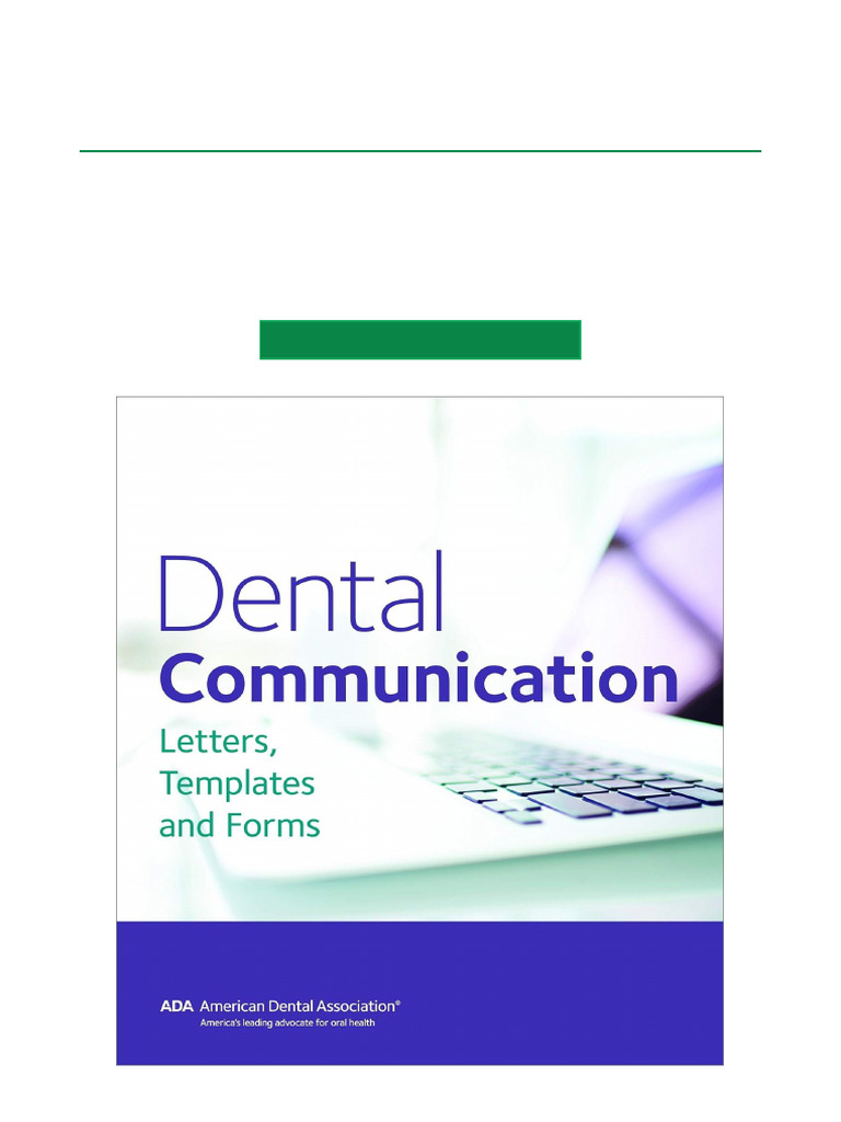 Dental Communication Letters, Templates and Forms 3rd Edition EPUB DOCX ...