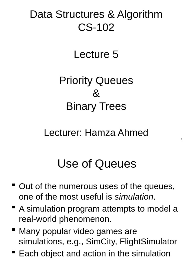 LEC 5-DS Priority Queues | PDF | Algorithms And Data Structures