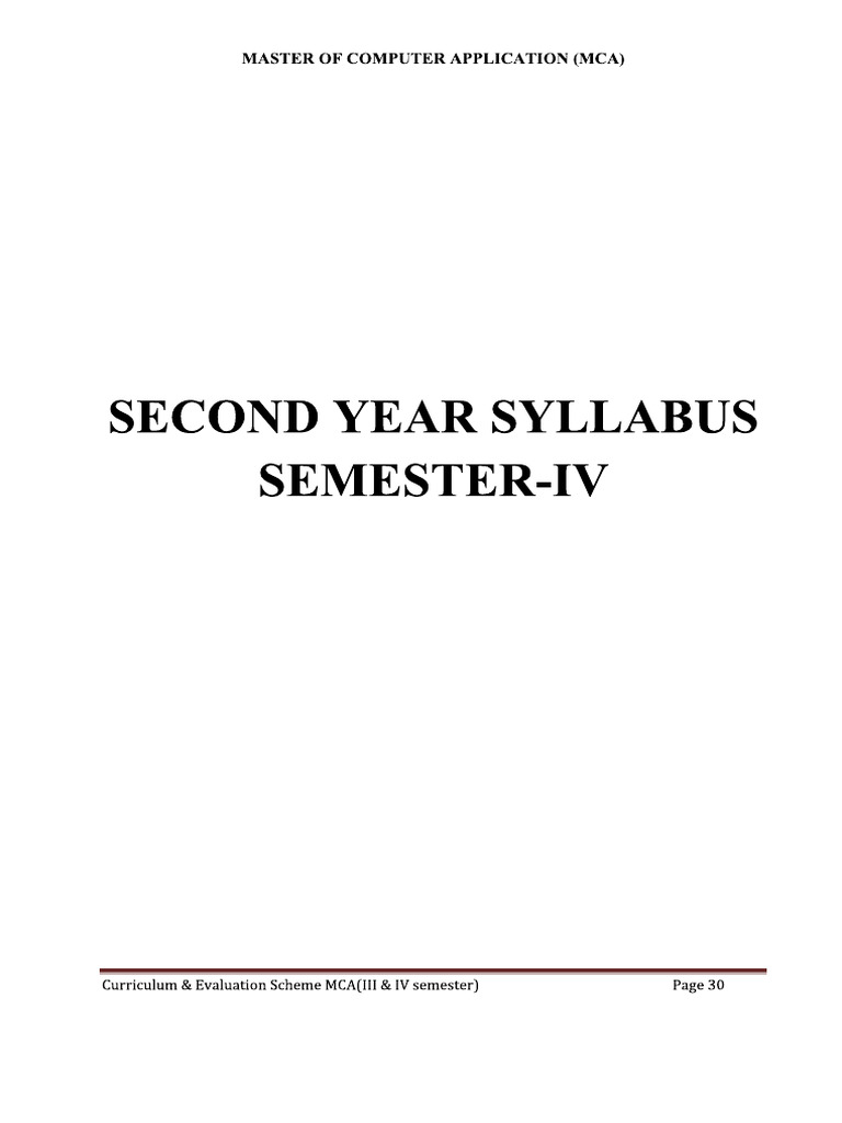 AKTU Sem-4 Syllabus | PDF