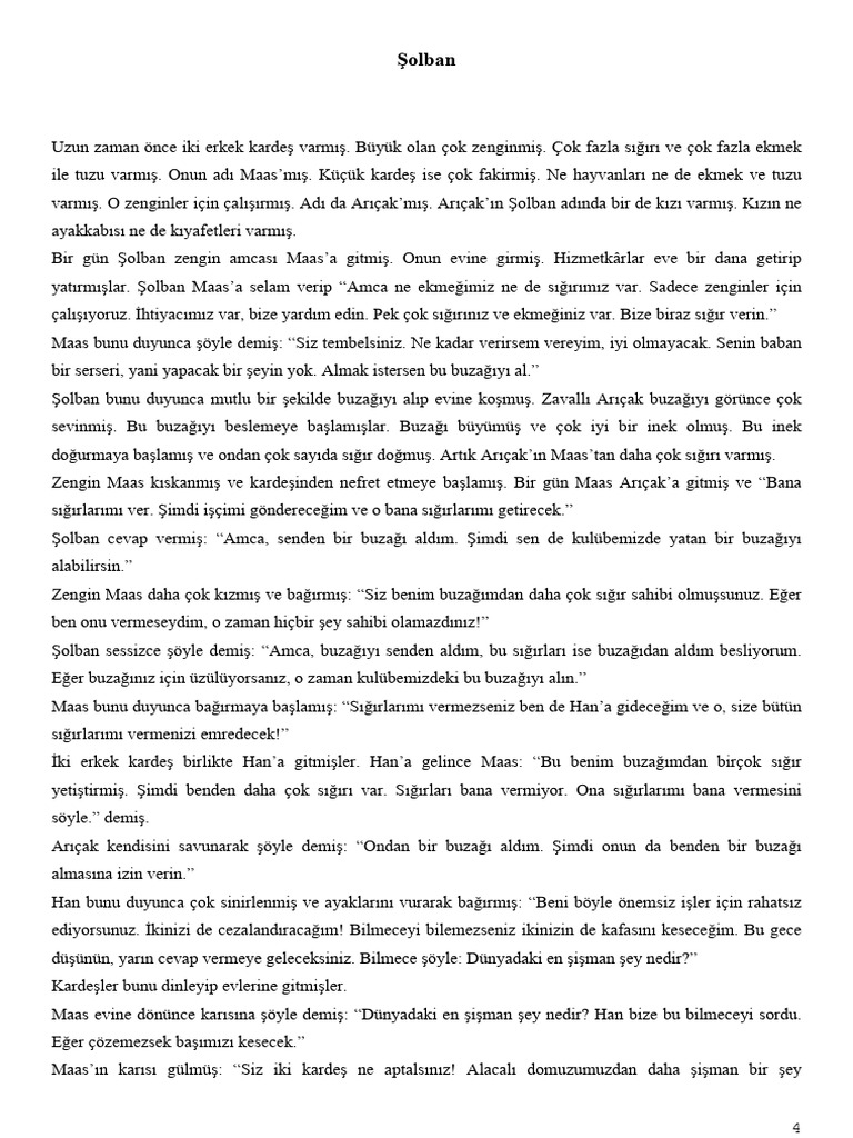 Masal - Solban 3 | PDF