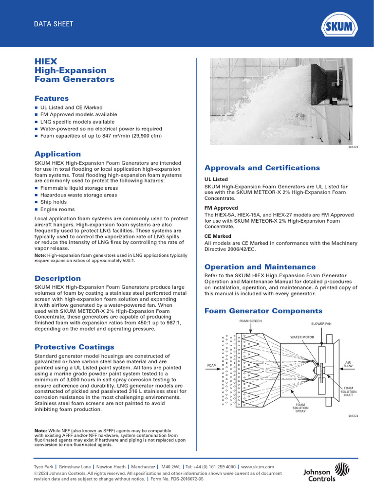 High-Expansion Foam Generators Overview | PDF | Fire Sprinkler System ...