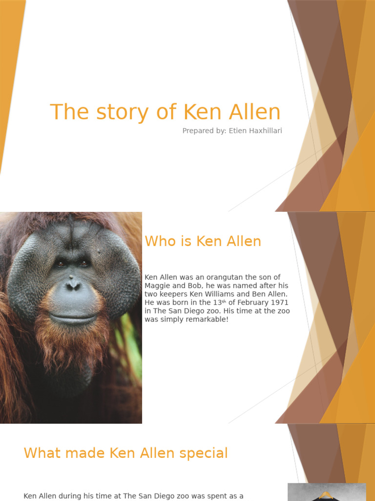 Ken Allen: The Escape Artist Orangutan | PDF
