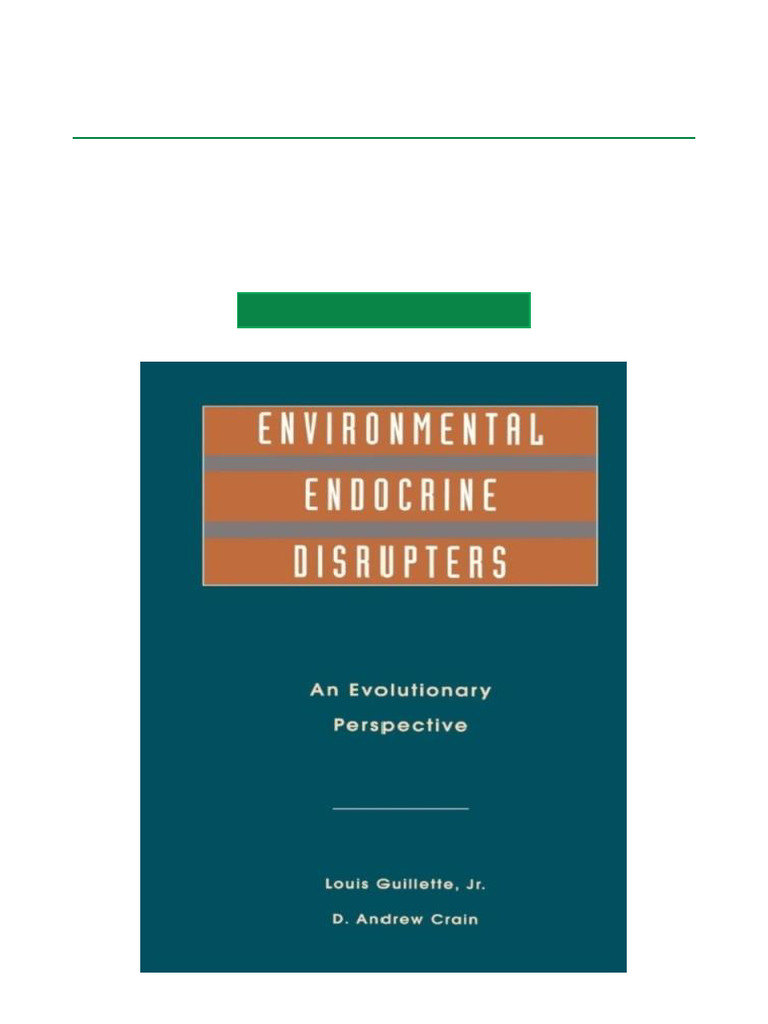 Environmental Endocrine Disruptors Overview | PDF | Hormone | Endocrine ...