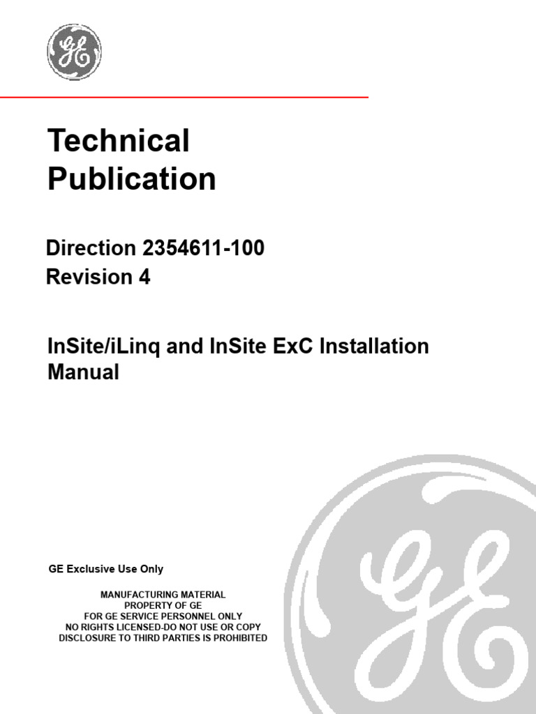 Insite GE Logiq P5 | PDF