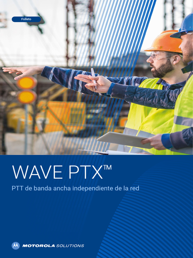 WAVE PTX Brochure Motorola | PDF | Computación en la nube | Smartphone