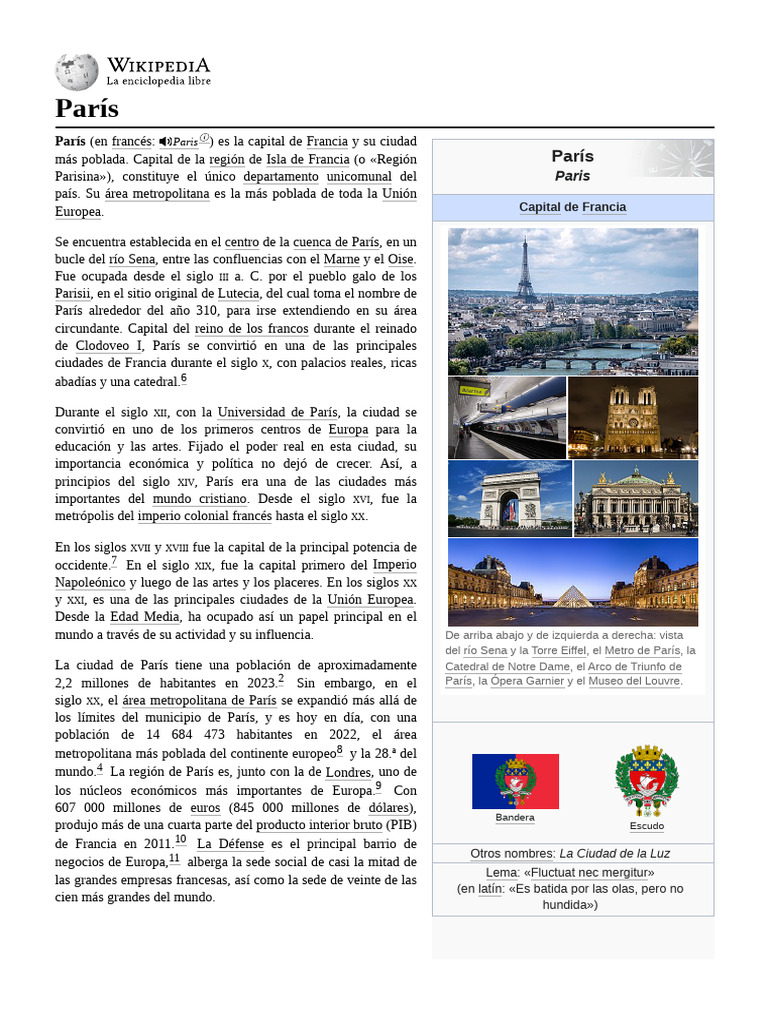 París | PDF | París | Francia
