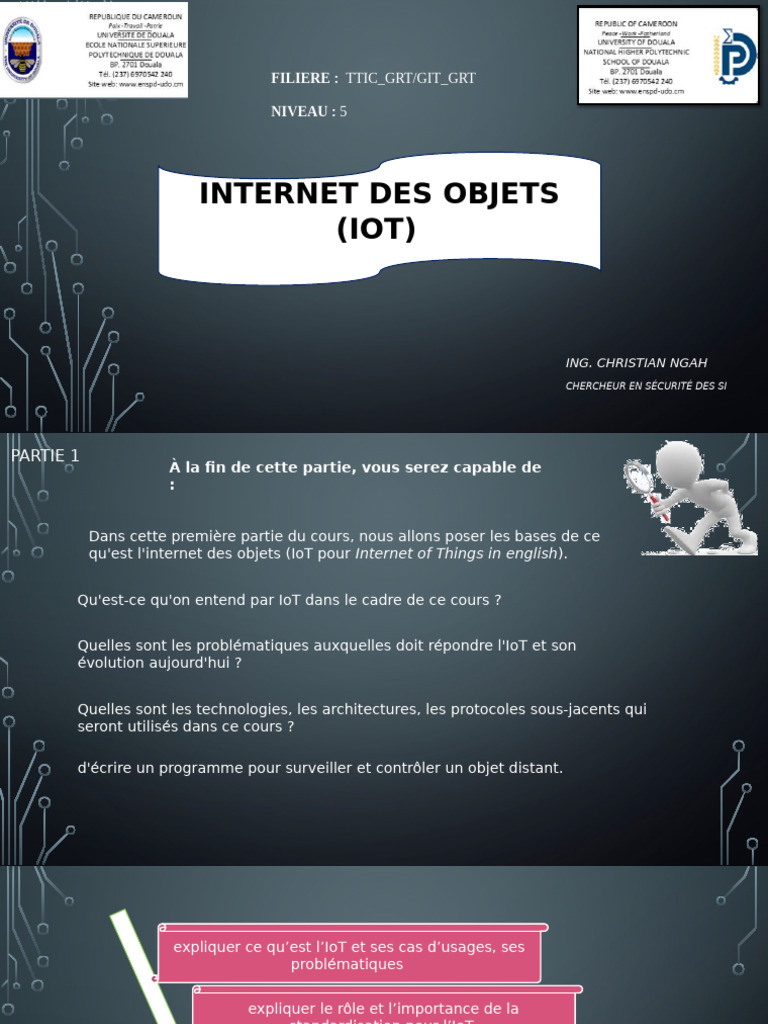 Cours M - Securité - Iot | PDF | Internet des objets | Langage de balisage