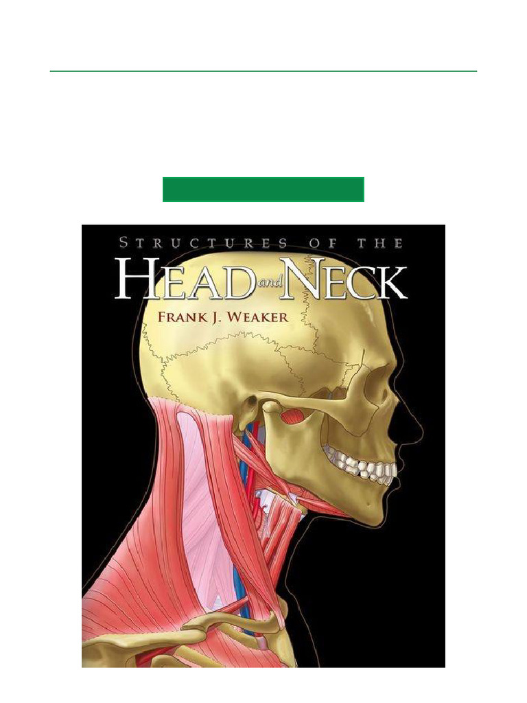 Structures of The Head and Neck Entire PDF Ebook | PDF