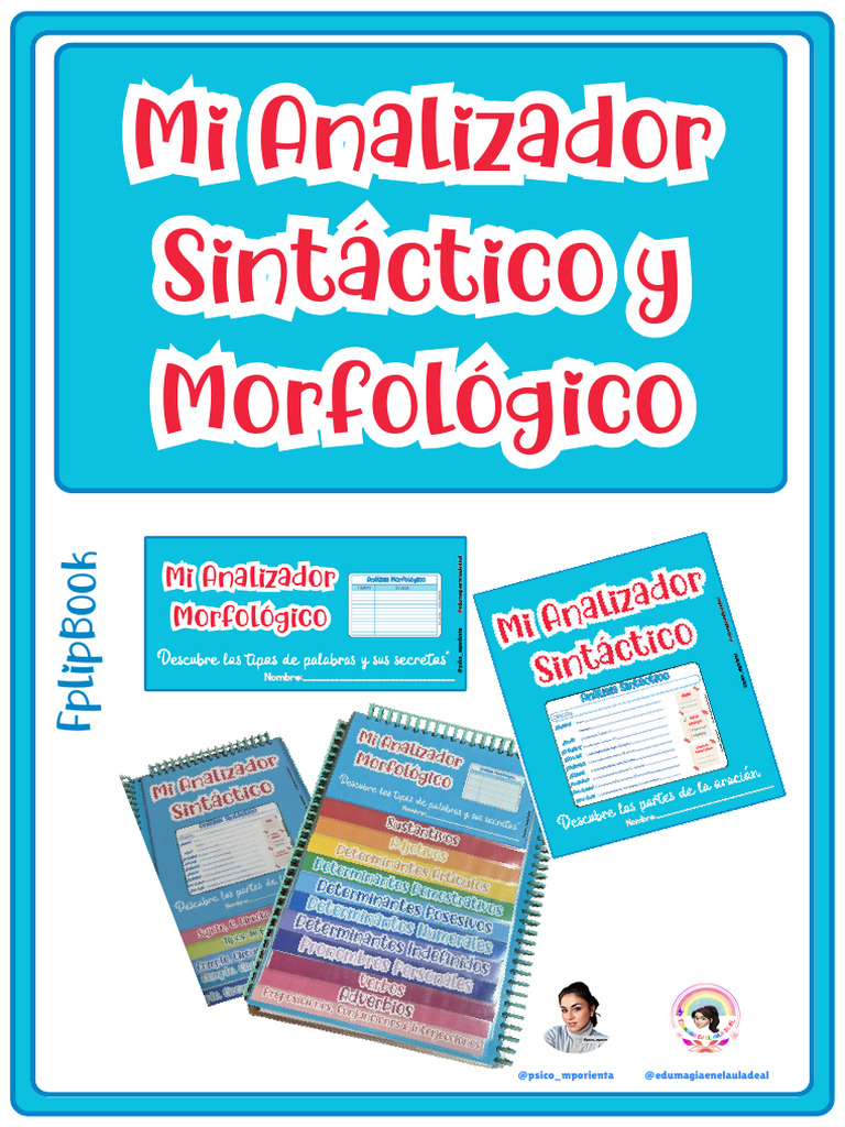 Flipbook Análisis Morfológico y Sintáctico | PDF | Predicado (Gramática ...